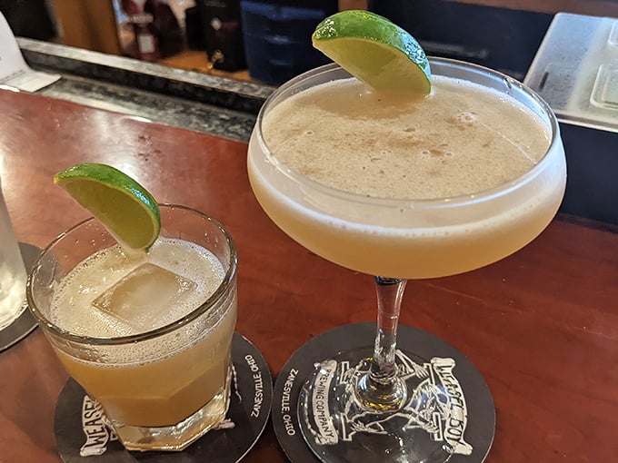These margaritas look like liquid vacation in a glass – the perfect antidote to any ordinary Tuesday blues.