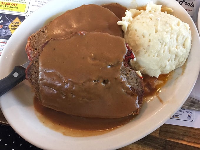Meatloaf and mashed potatoes—the Batman and Robin of comfort food. This plate doesn't need a cape to be heroic.