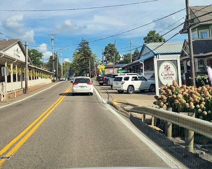 Main Street offers a glimpse into small-town charm, where shops invite you to slow down and remember what shopping was like before one-click ordering.