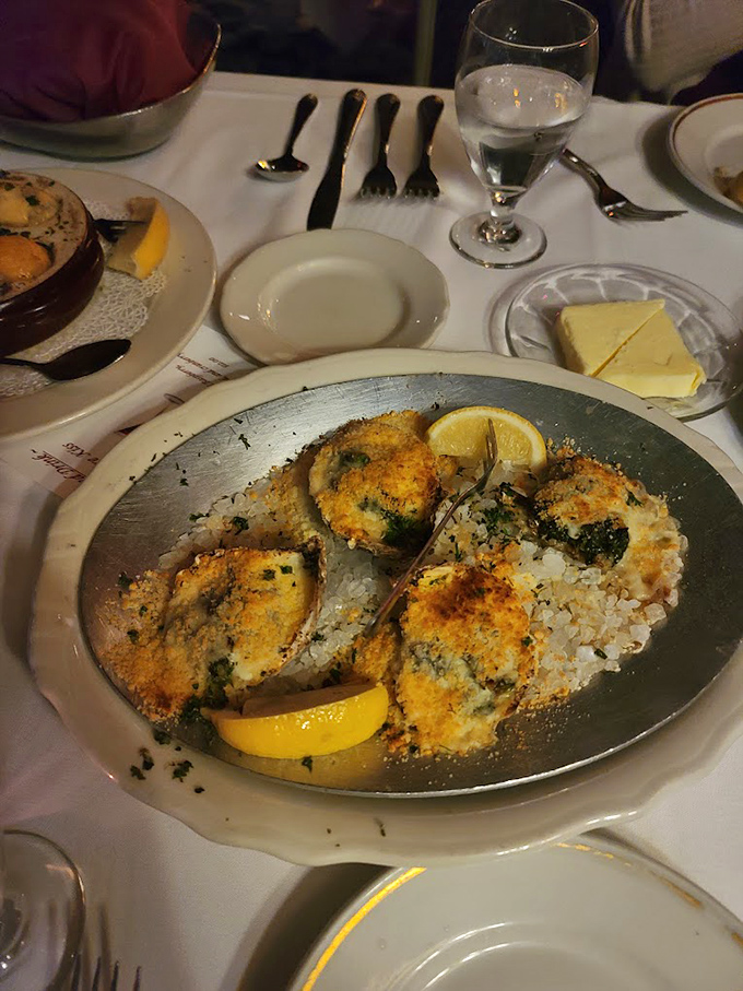Oysters Rockefeller – where the ocean meets Wisconsin in a marriage of briny shellfish and rich, cheesy topping that somehow works perfectly.