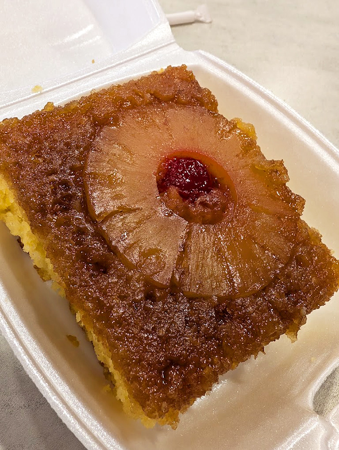 This pineapple upside-down cake isn't trying to be trendy; it's been perfecting its caramelized charm since before your grandparents went on their first date.