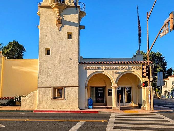 The post office tower isn't just a landmark – it's Ojai's exclamation point, punctuating the town's statement that beauty belongs in everyday places.