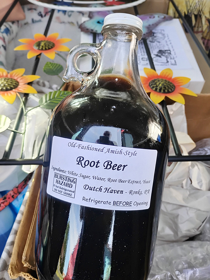 Old-fashioned root beer in glass bottles—because some traditions, like drinking soda that actually tastes like something, deserve preservation.