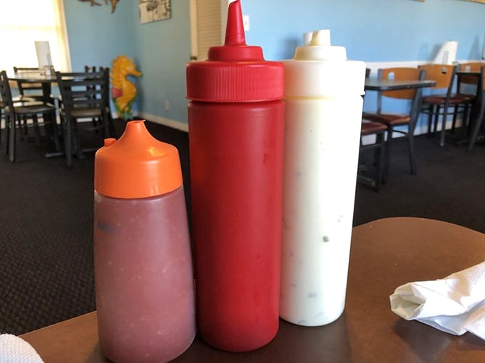 The condiment trinity – where good food meets great accessories. Like choosing the right belt for your favorite jeans, these sauces elevate everything they touch.