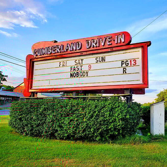 Simple signage for a simple pleasure – no QR codes or apps required for admission.