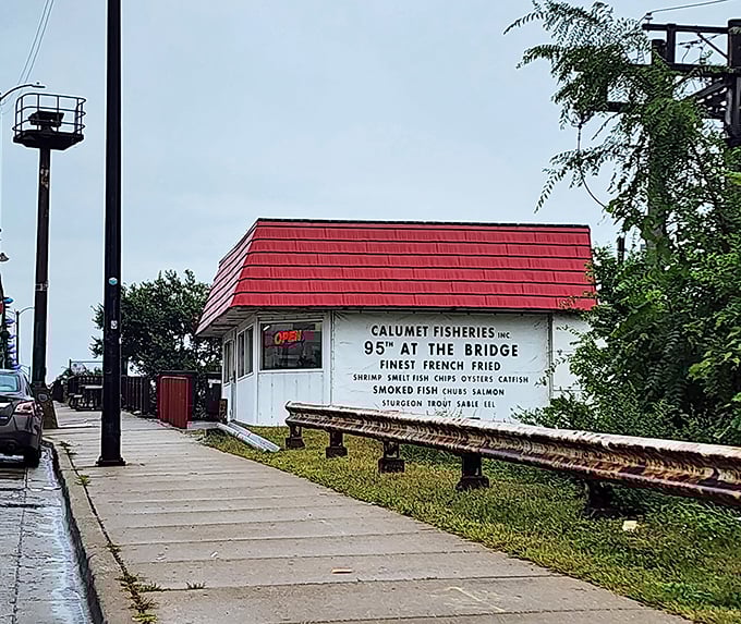 This humble white shack with the red roof might not look like much, but it's seafood royalty on Chicago's South Side.