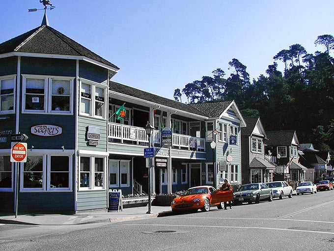 Colorful coastal buildings, unique boutiques, and ocean breezes—Cambria’s charming streets are perfect for exploring, shopping, and soaking in seaside beauty.