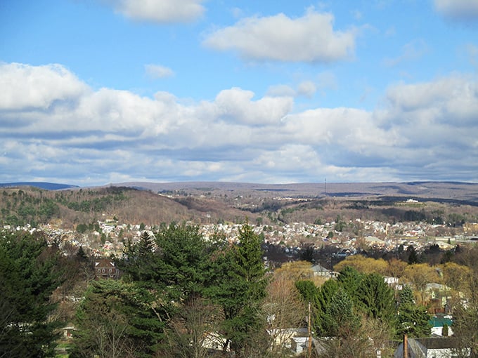The rolling hills surrounding Clearfield provide a stunning backdrop for retirees seeking natural beauty without the high cost of living.