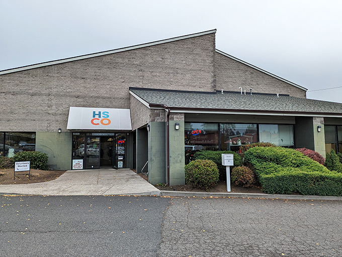 The Humane Society Thrift Store's simple exterior hides a wonderland of bargains that help furry friends.