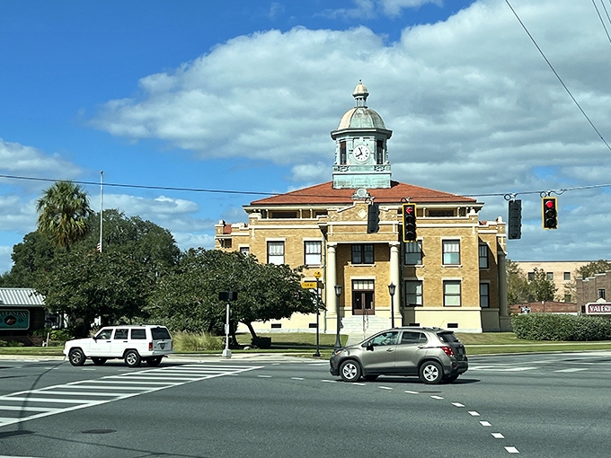 Inverness City Hall combines modern functionality with classic design – much like the town itself blends affordable living with Florida charm.