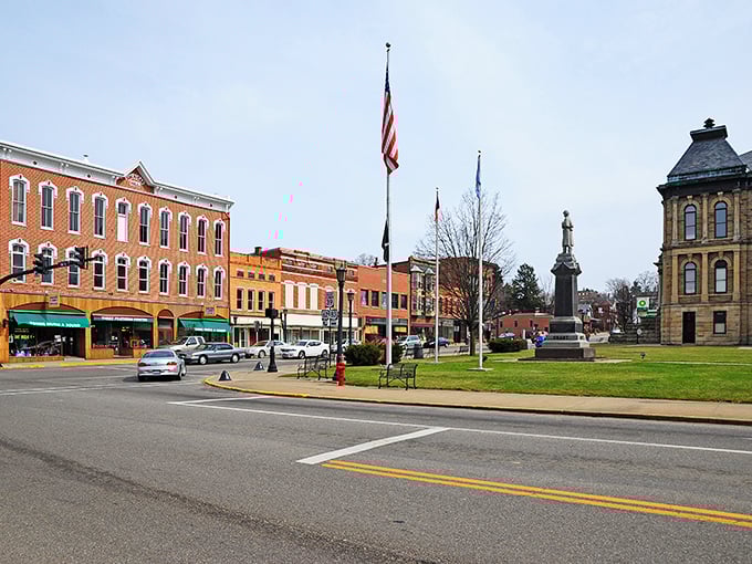 Millersburg's historic downtown invites you to slow down and savor small-town life. The brick streets practically demand a leisurely pace.