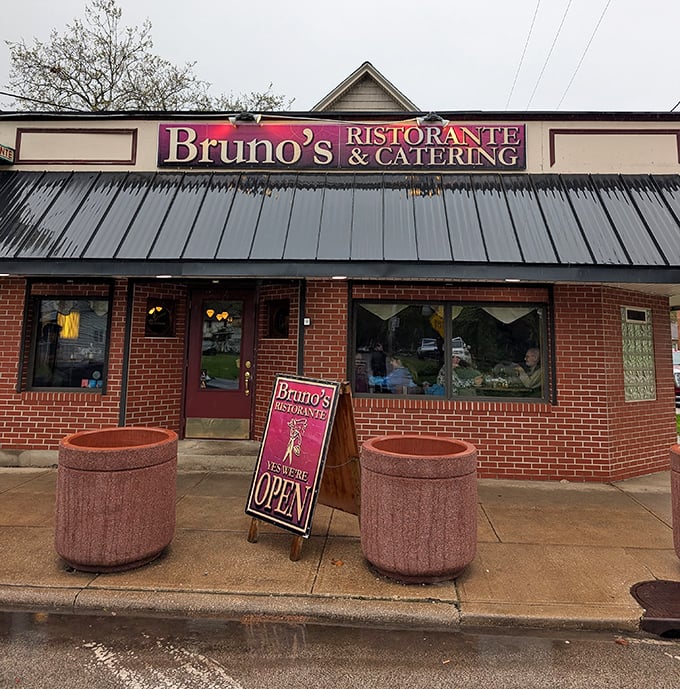 No fancy frills needed—Bruno's lets its legendary Italian cooking do all the talking.