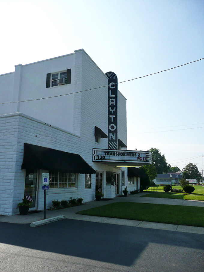 The Clayton Theater in Dagsboro – where modern movies meet vintage charm in a single-screen treasure.