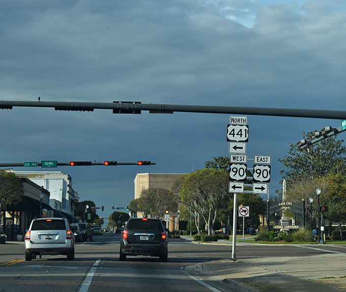 Lake City's crossroads – where all directions lead to affordability and nobody's in a hurry to change that.