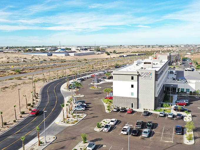 Four Points by Sheraton anchors Yuma's newer commercial district, where modern amenities meet the edge of the desert.