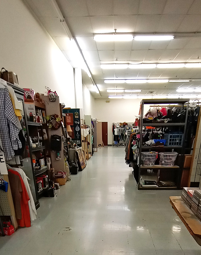 Down these well-organized corridors lie undiscovered treasures – each aisle a new chapter in your bargain-hunting adventure.