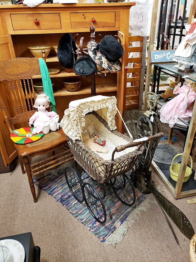 That vintage stroller rolled more babies than a 1950s maternity ward – probably safer than today's contraptions too.