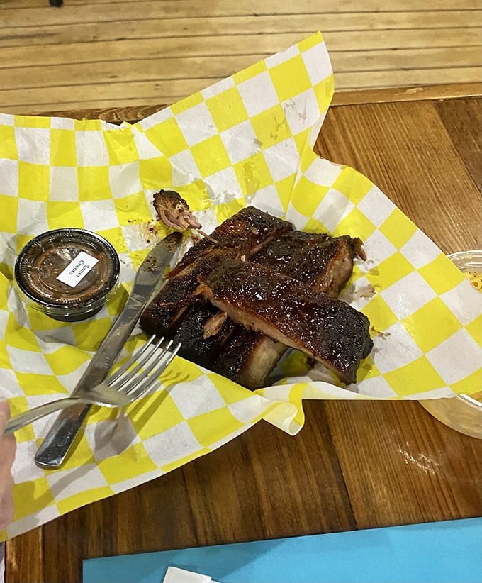 Ribs that don't need a filter—just a fork, maybe some sauce on the side, and your undivided attention.