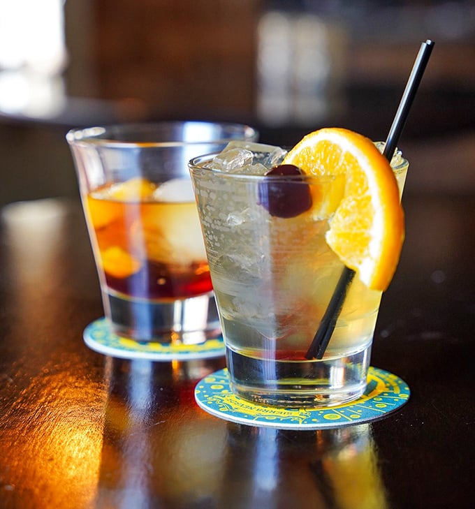 These cocktails aren't just drinks; they're liquid alibis for why you'll be returning to the scene of this culinary crime repeatedly.
