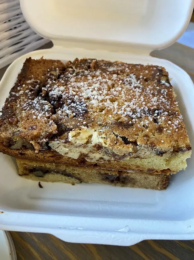 Not your average coffee cake—this is what happens when coffee cake goes to finishing school and comes back with a PhD in deliciousness.