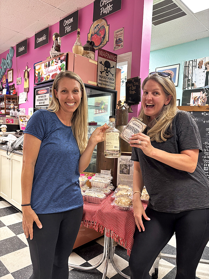 The universal expression of pie joy – that moment when you realize you've found your people and they all speak fluent dessert.