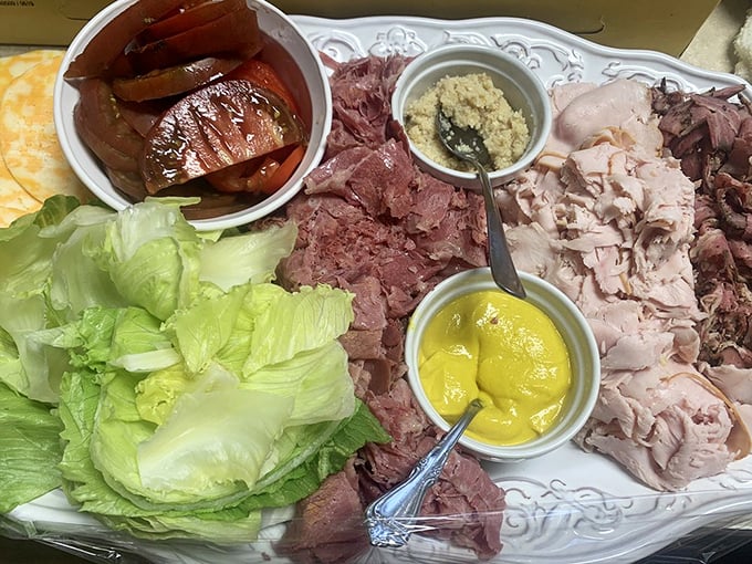 The deli platter that launched a thousand food dreams. Mustard, pickles, and enough meat to feed a small Ohio town.