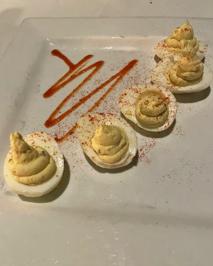 Deviled eggs that your grandmother would approve of—but with enough modern flair to make her slightly jealous of the presentation.