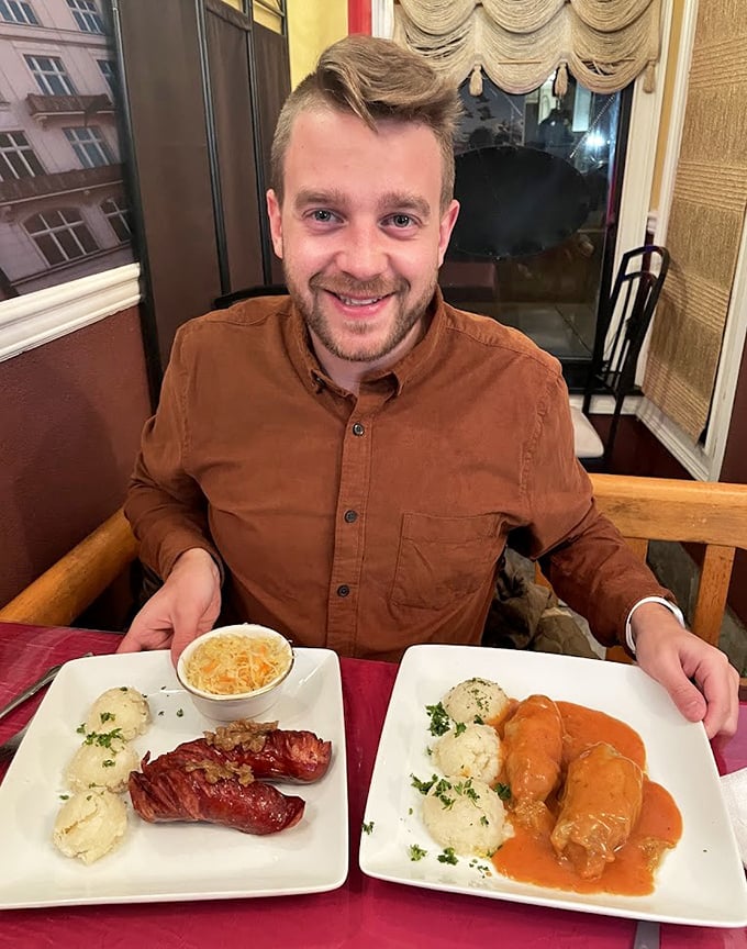 Where food memories are made one pierogi at a time. The plastic tablecloths practically whisper, "Prepare for deliciousness."