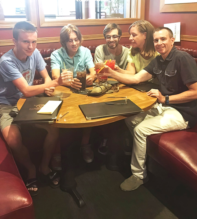 Happy diners enjoying the kind of meal that creates lifelong memories and repeat customers.