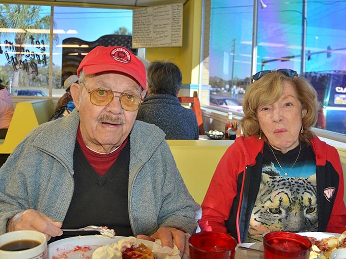 Real people enjoying real food in a real place where conversation matters more than Instagram photos.