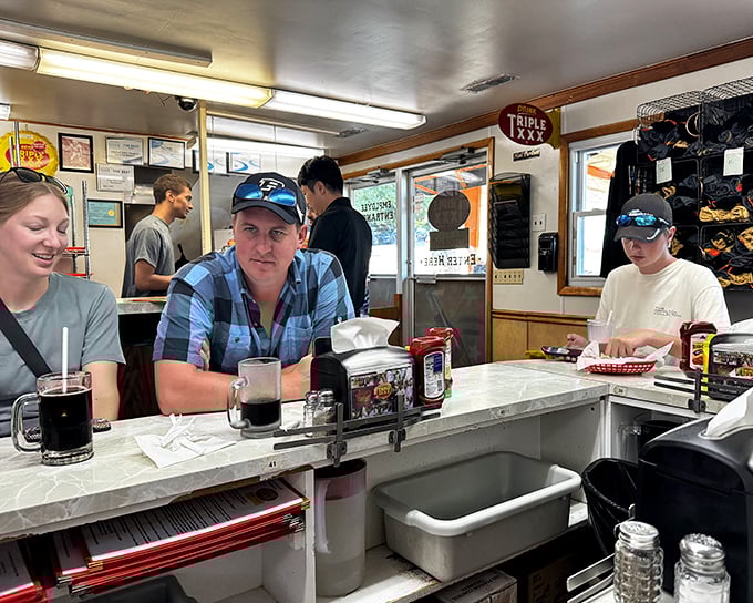 Counter culture at its finest—where strangers become friends over root beer and burgers. The best conversations in West Lafayette happen right here.