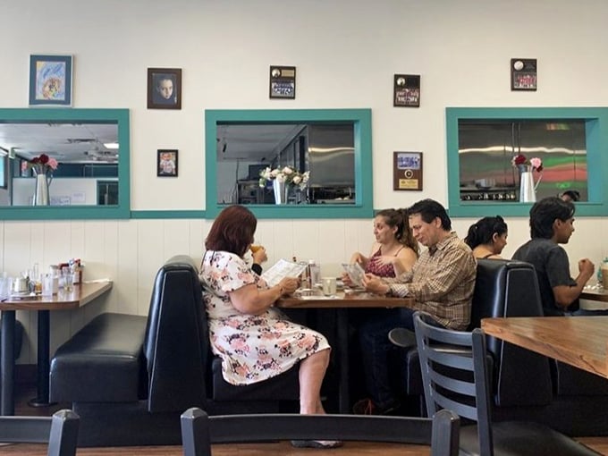The booths at Nat's have witnessed countless conversations, celebrations, and recovery brunches – each one adding to the restaurant's lived-in charm.