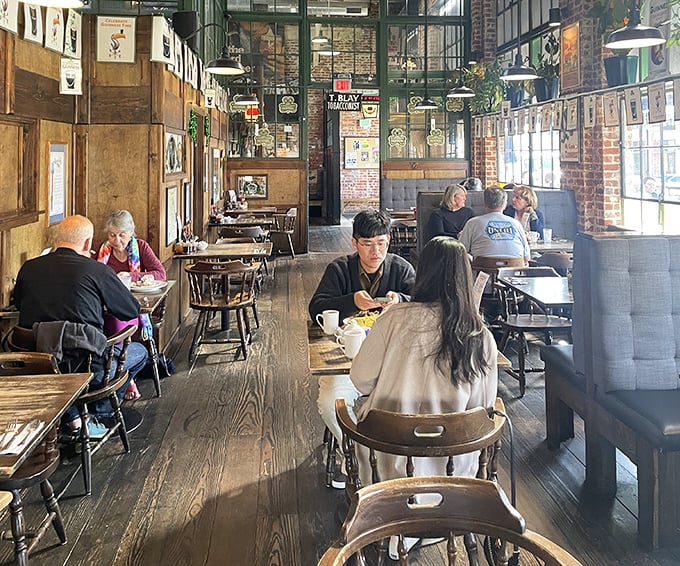 The dining room hums with conversation and clinking cutlery – a symphony of satisfaction conducted by hungry patrons and steaming plates.