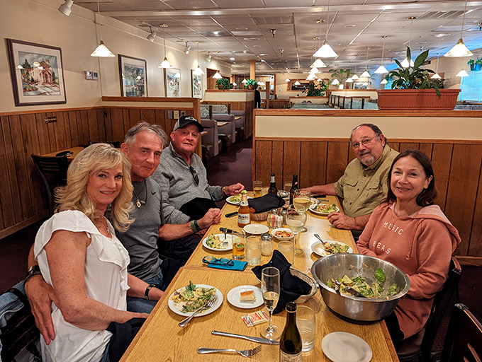 The true measure of a great restaurant: tables filled with people making memories over meals worth driving for. 