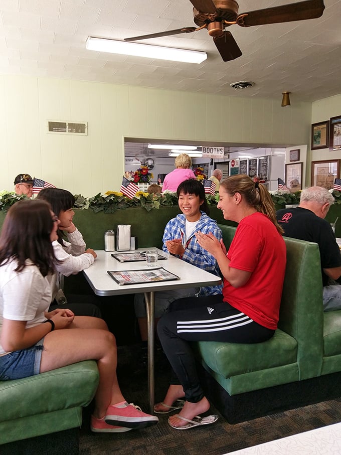 Where strangers become neighbors and neighbors become family—K's dining room is community in its purest form.