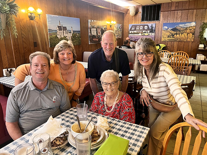 Multi-generational dining at its finest – where grandparents, parents, and kids unite over legendary fried chicken and shared stories.