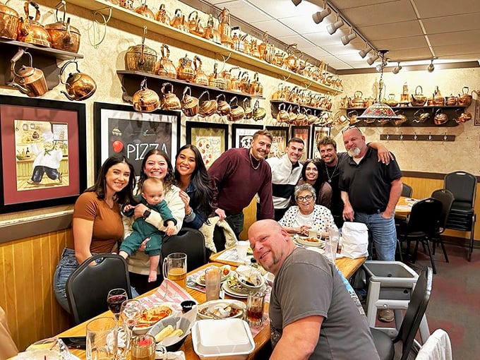 The true measure of a great restaurant: tables filled with multi-generational families sharing meals and making memories between bites of pasta.