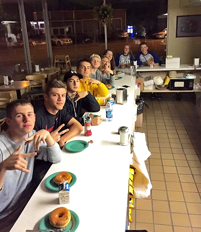 Late night at Donald's—where high school victories are celebrated and midnight cravings are satisfied under fluorescent lights and good company.