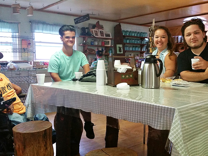 Where locals gather to solve world problems over coffee and pastries – democracy never tasted so sweet.