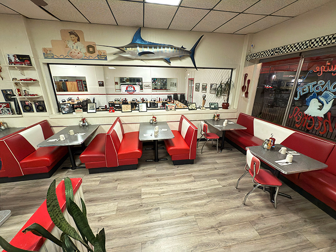 The dining area isn't designed by some fancy restaurant consultant – it's perfected by decades of knowing exactly what makes people feel at home.