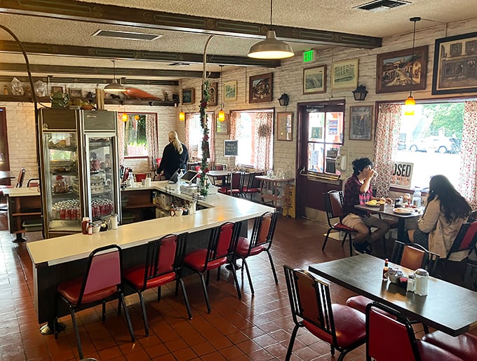 The dining area balances nostalgia with comfort—where regulars become family and first-timers instantly feel like they've discovered a long-kept secret.