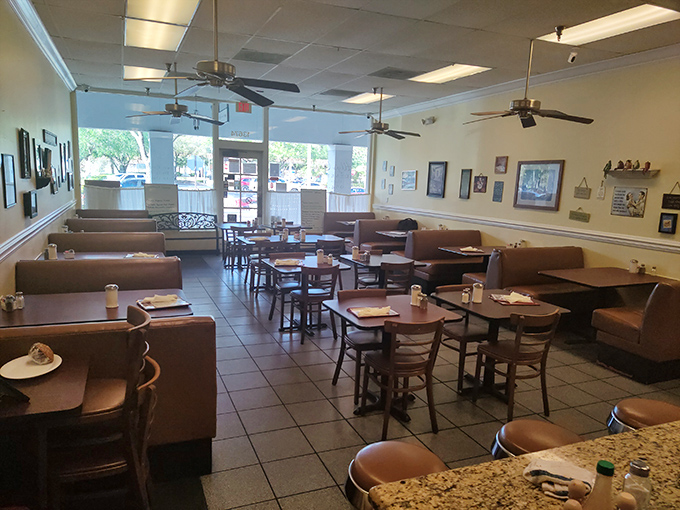 The dining room's unpretentious charm comes from decades of serving neighbors rather than chasing Instagram trends.