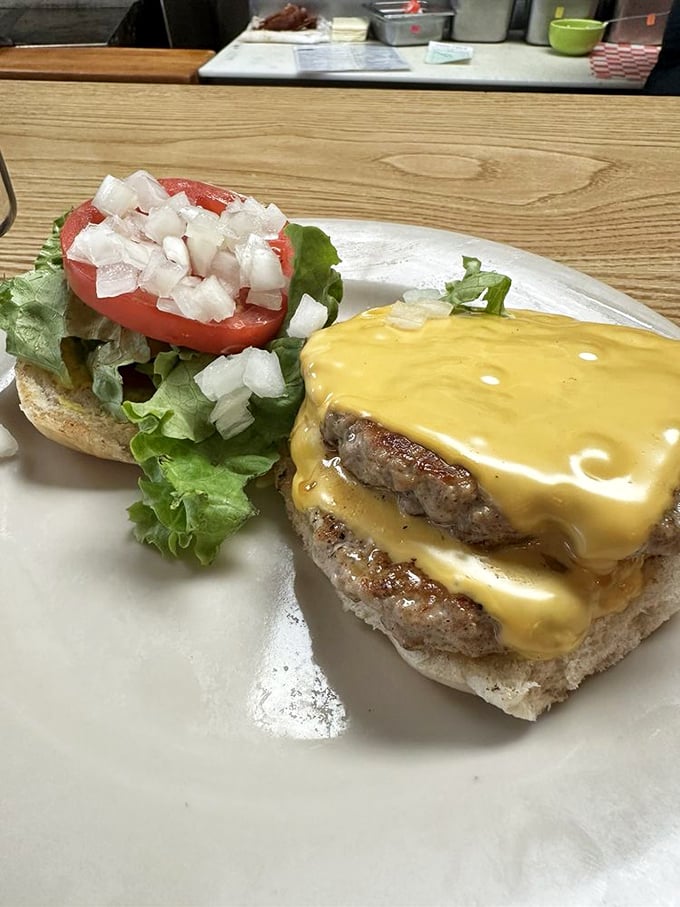 This sandwich isn't playing around – it's what would happen if breakfast and lunch had a delicious child that refused to follow the rules.