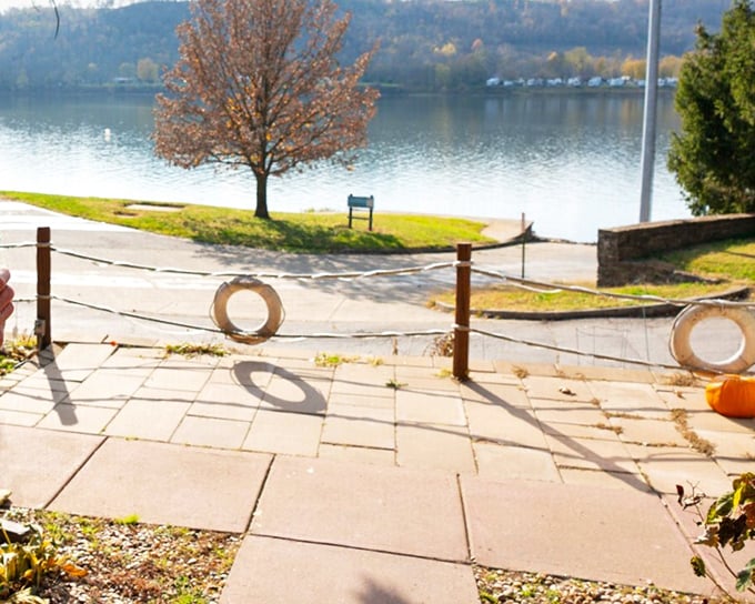 The Ohio River isn't just Ripley's backdrop—it's the town's oldest resident, silently witnessing every chapter of its colorful history.