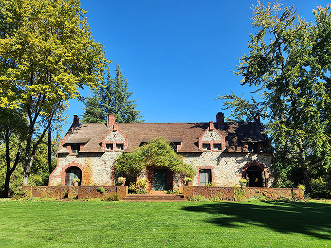 Empire Mine's stone cottage looks like it was plucked from an English countryside and dropped into California's gold country—Downton Abbey meets the Wild West.