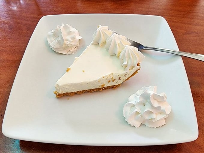 Key Lime Pie done right—the perfect balance of sweet and tart that makes you close your eyes and thank the citrus gods.