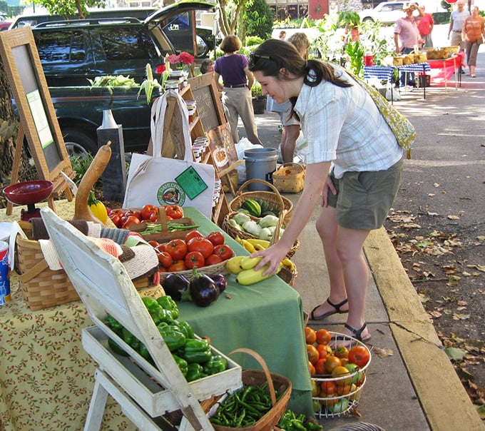 At Dahlonega's farmers market, the produce is so fresh you'll want to introduce yourself to it before taking it home to meet your kitchen.