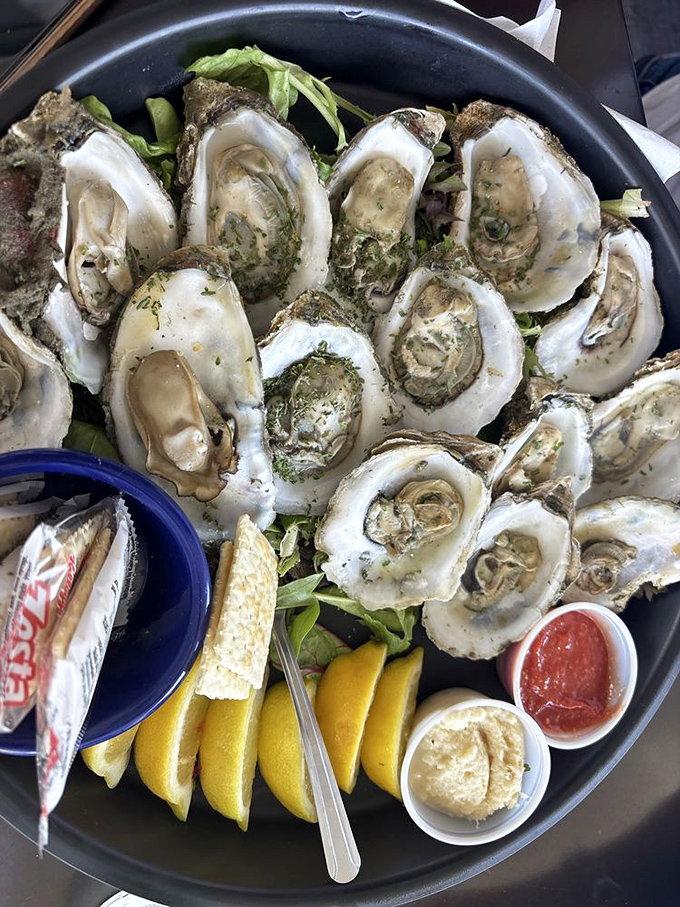 Oysters so fresh they're practically still gossiping about life under the sea. Served with all the classic accompaniments for maximum slurping pleasure.