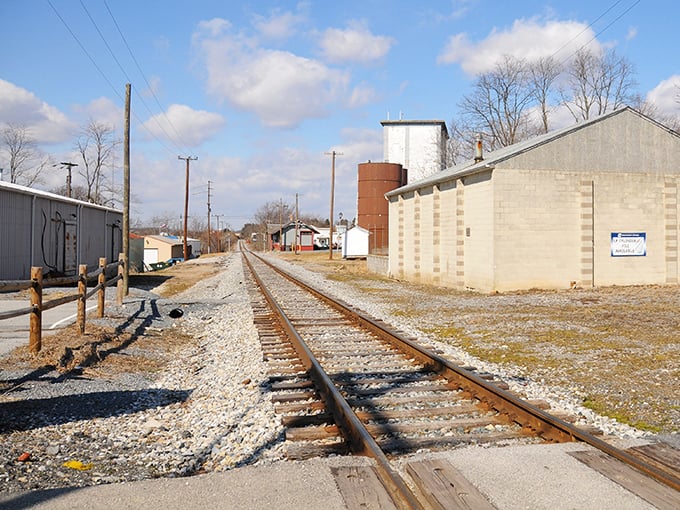 Railroad tracks cutting through town – the steel arteries that once gave Hampstead its economic heartbeat still add character to the landscape.