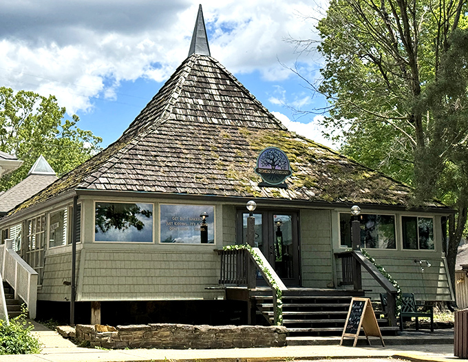 Redhead Apothecary's charming façade promises natural remedies and handcrafted treasures that big-box stores could never replicate.